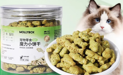 魔力猫盒 MollyBox 猫薄荷饼干：激发欢乐的美味小食-宠物网